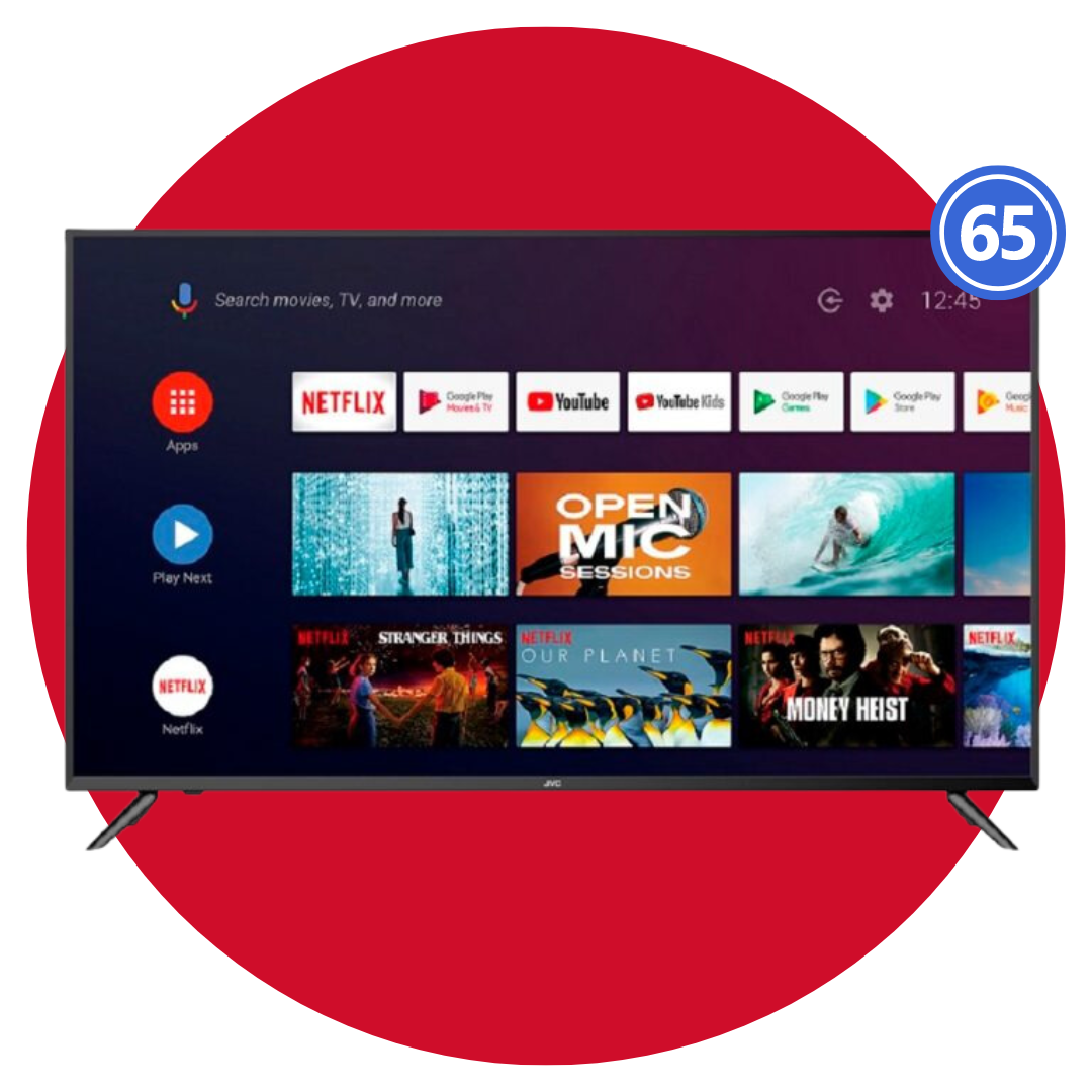 SMART TV JVC 65″ LED 4K UHD SMART ANDROID - Branovi