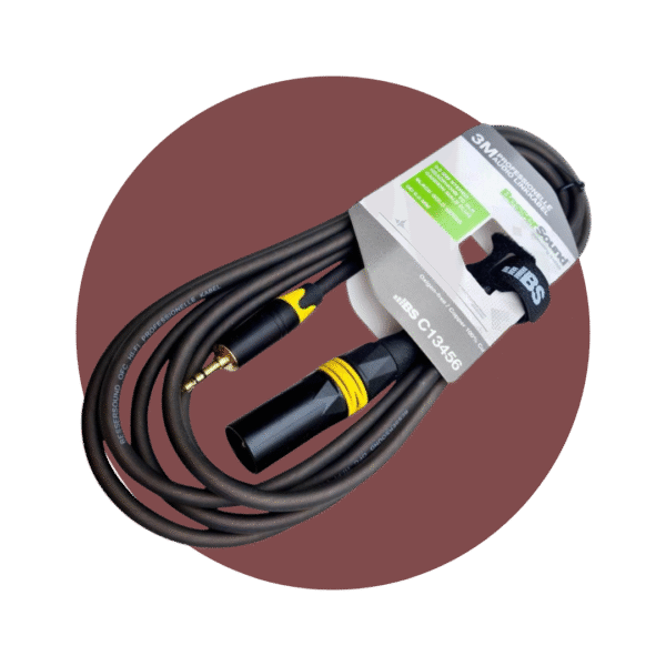 CABLE DE AUDIO 3M PLUG 3.5 A CANON MACHO - Branovi