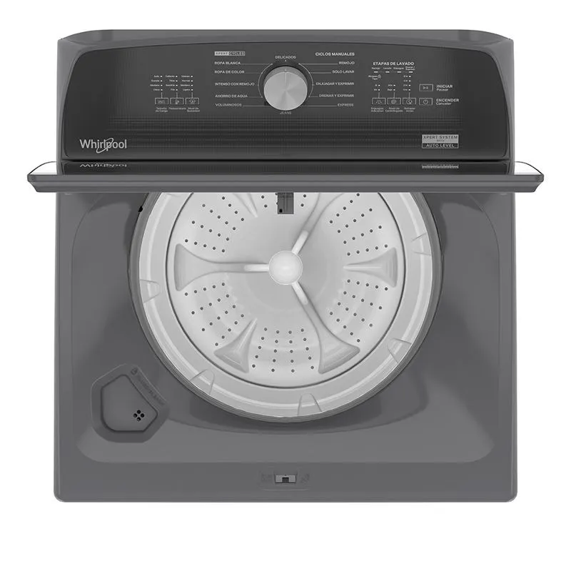 Lavadora Whirlpool 24kg Carga Superior Xpert System Gris Impeller - Branovi